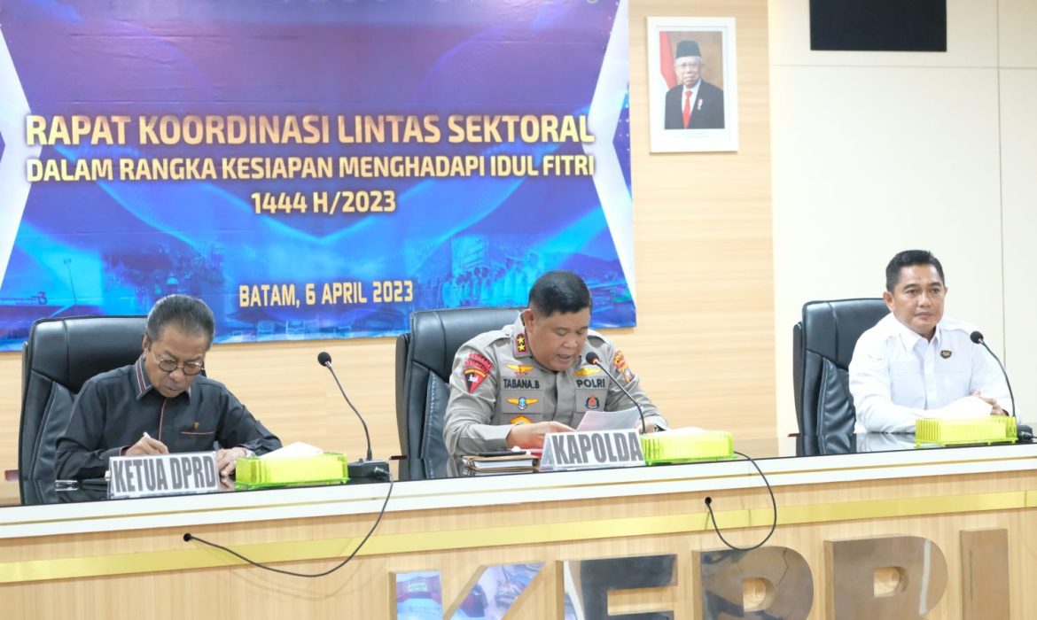 Polda Kepri Gelar Rakor Lintas Sektoral Jelang Operasi Ketupat Seligi 2023 | KEPRI BETTER ...